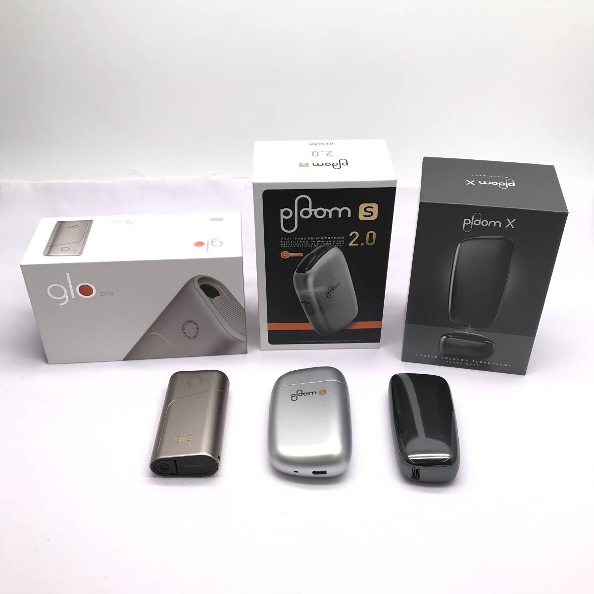 A1299421 電子タバコまとめ Ploom S 2.0 / Ploom X / glo pro 通電確認済み(その他)｜売買されたオークション情報、yahooの商品情報をアーカイブ公開 ...