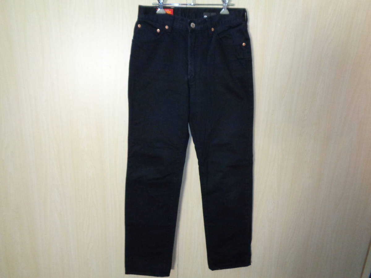 s479 EDWIN US CLASSIC ブラックパンツ エドウィン Lot.1903-75 w31 黒色 日本製 綿100％ ストレートシルエット ボトムス 4A(W31)｜売買された ...