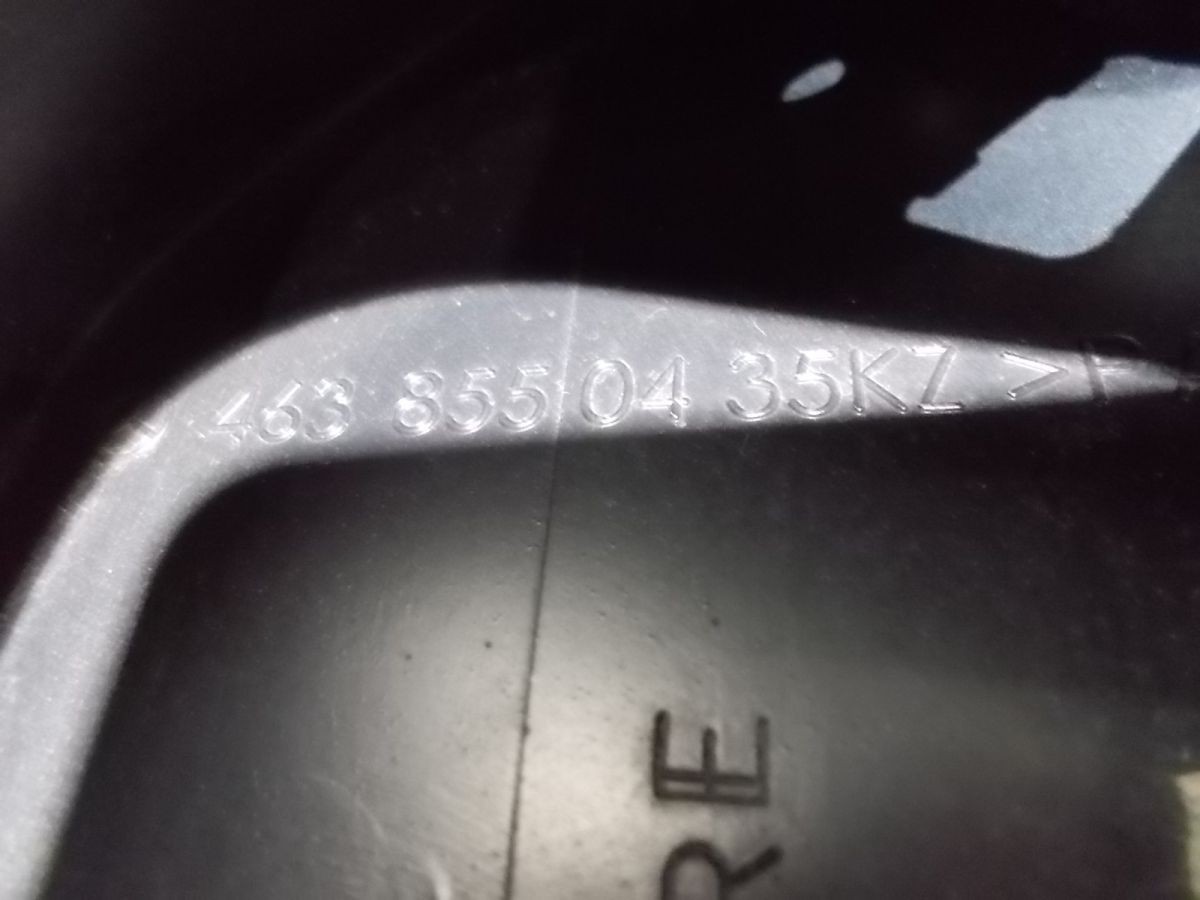 激安 ベンツ W463 ゲレンデ G350d Gクラス 純正 サイドステップカバー サイドステップエンドキャップ 左右 4638550435 ...