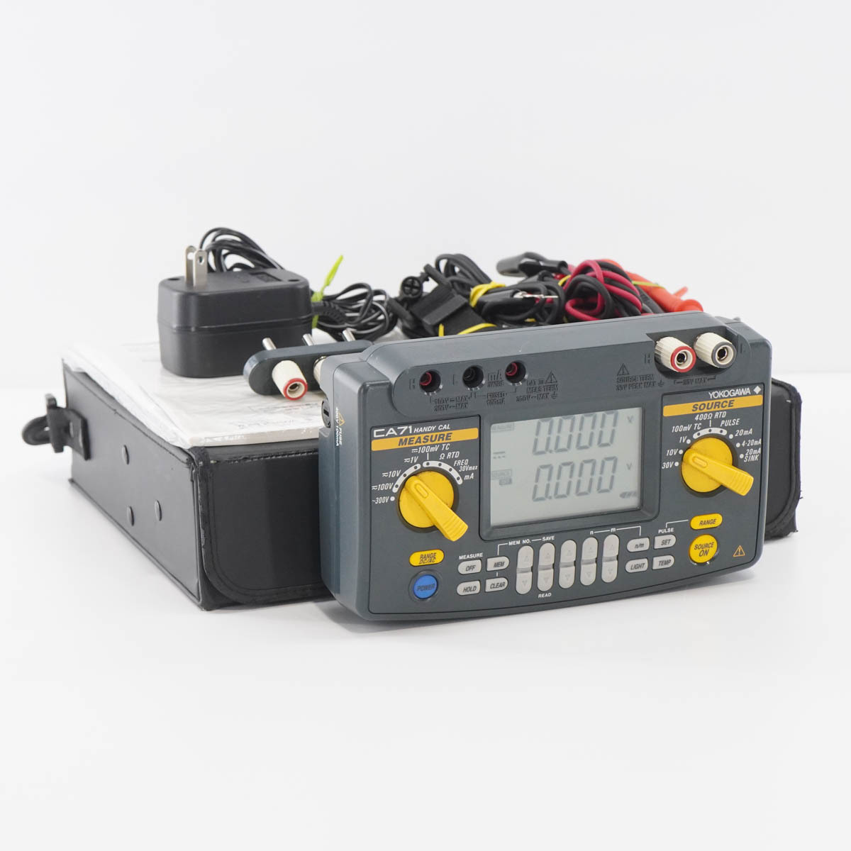 DW 8日保証 2022年7月次回校正 YOKOGAWA CA71 HANDY CAL ハンディキャル ハンディキャリブレーター AC ...