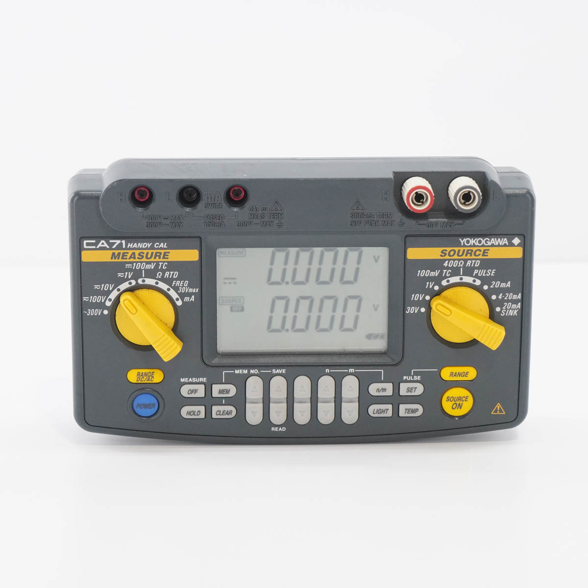 DW 8日保証 2022年7月次回校正 YOKOGAWA CA71 HANDY CAL ハンディキャル ハンディキャリブレーター AC ...