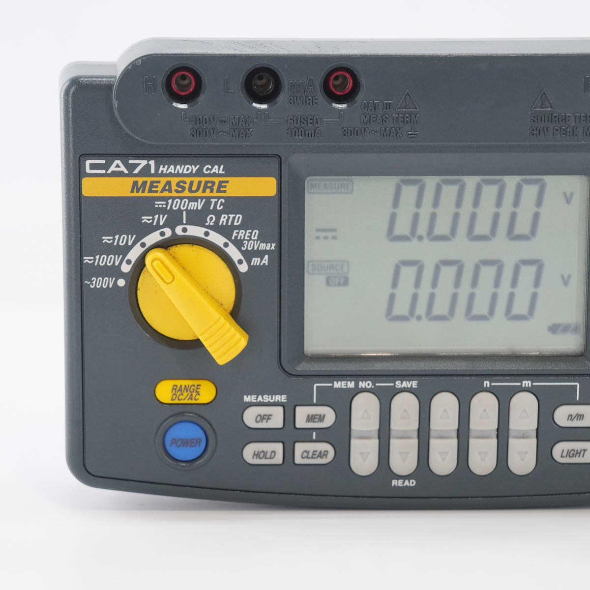 DW 8日保証 2022年7月次回校正 YOKOGAWA CA71 HANDY CAL ハンディキャル ハンディキャリブレーター AC ...