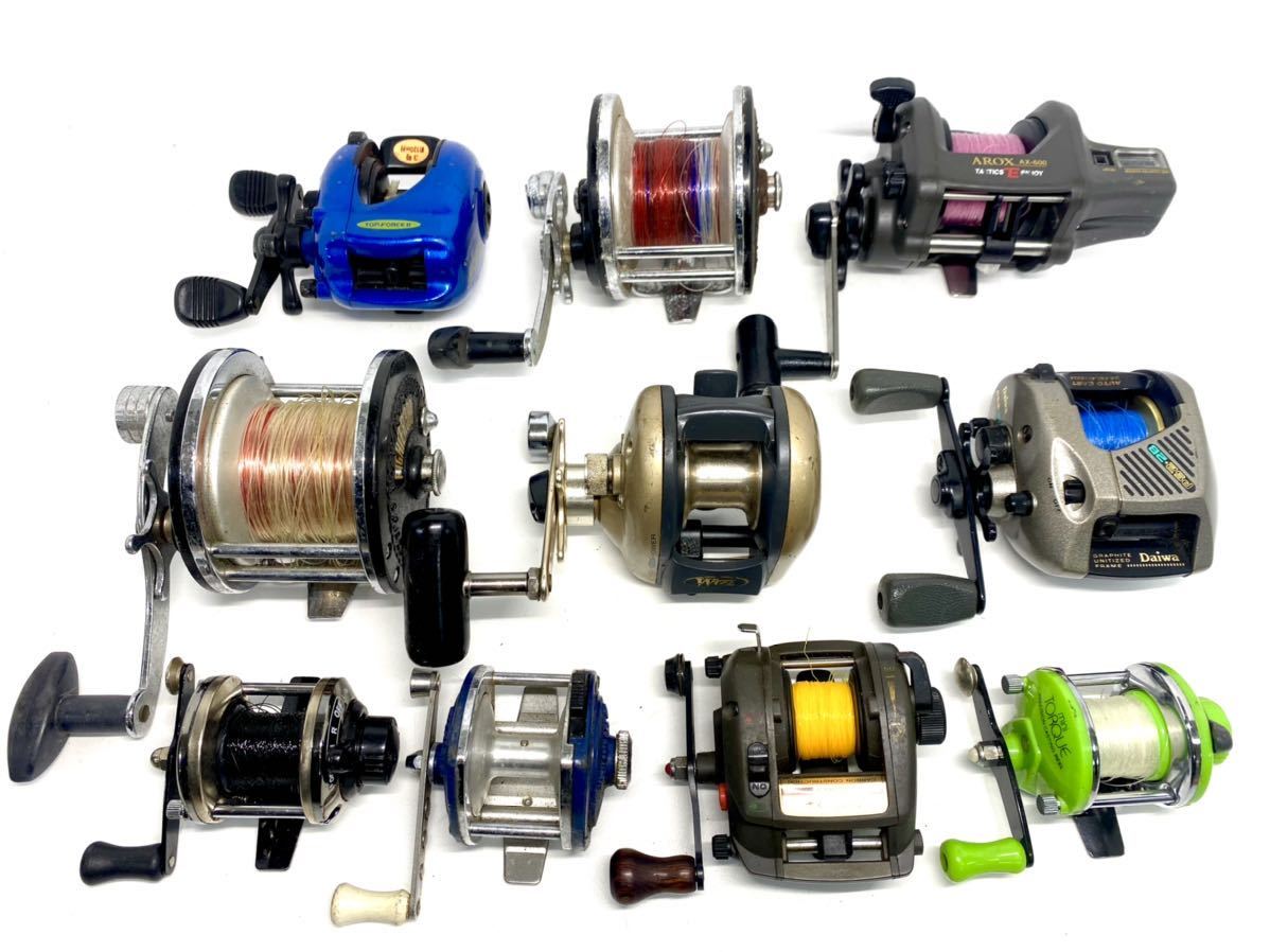 ベイトリール 10台 まとめ DAIWA OLYMPIC SHIMANO SZM その他 ダイワ シマノ オリムピック PS2-2B ...