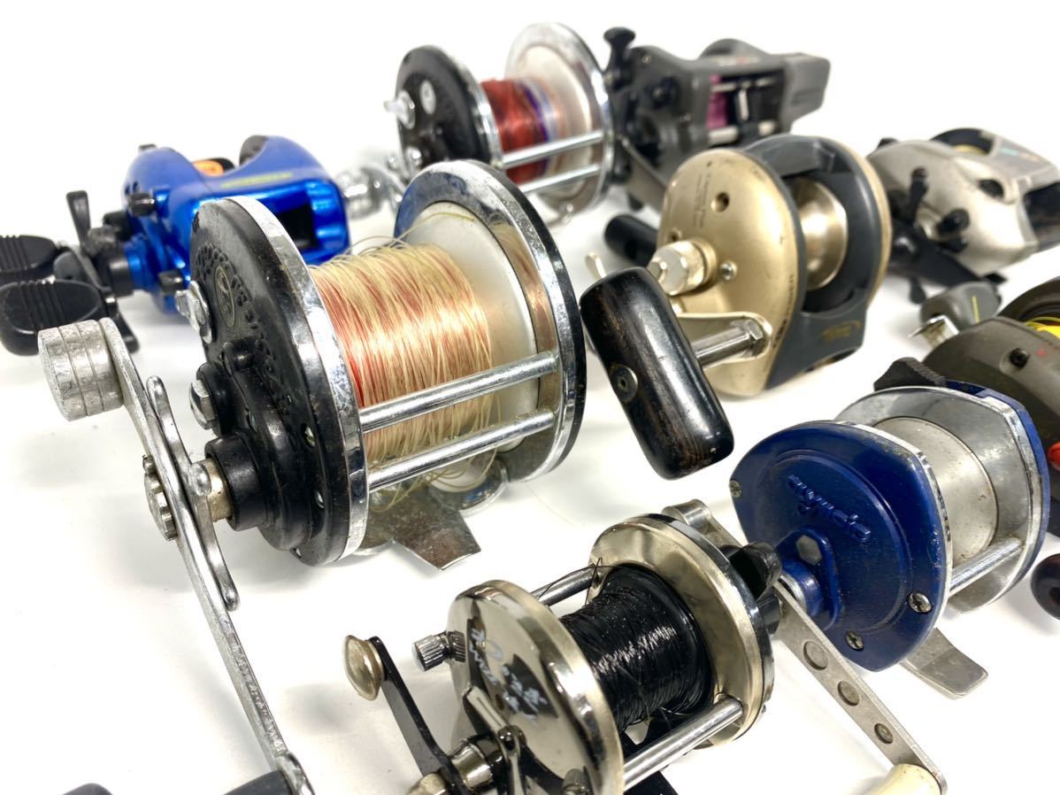 ベイトリール 10台 まとめ DAIWA OLYMPIC SHIMANO SZM その他 ダイワ シマノ オリムピック PS2-2B ...