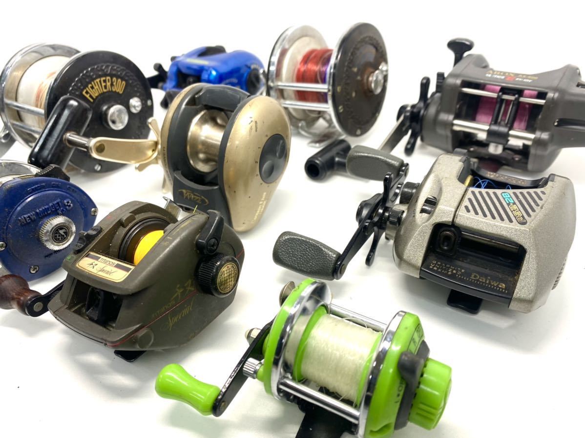 ベイトリール 10台 まとめ DAIWA OLYMPIC SHIMANO SZM その他 ダイワ シマノ オリムピック PS2-2B ...