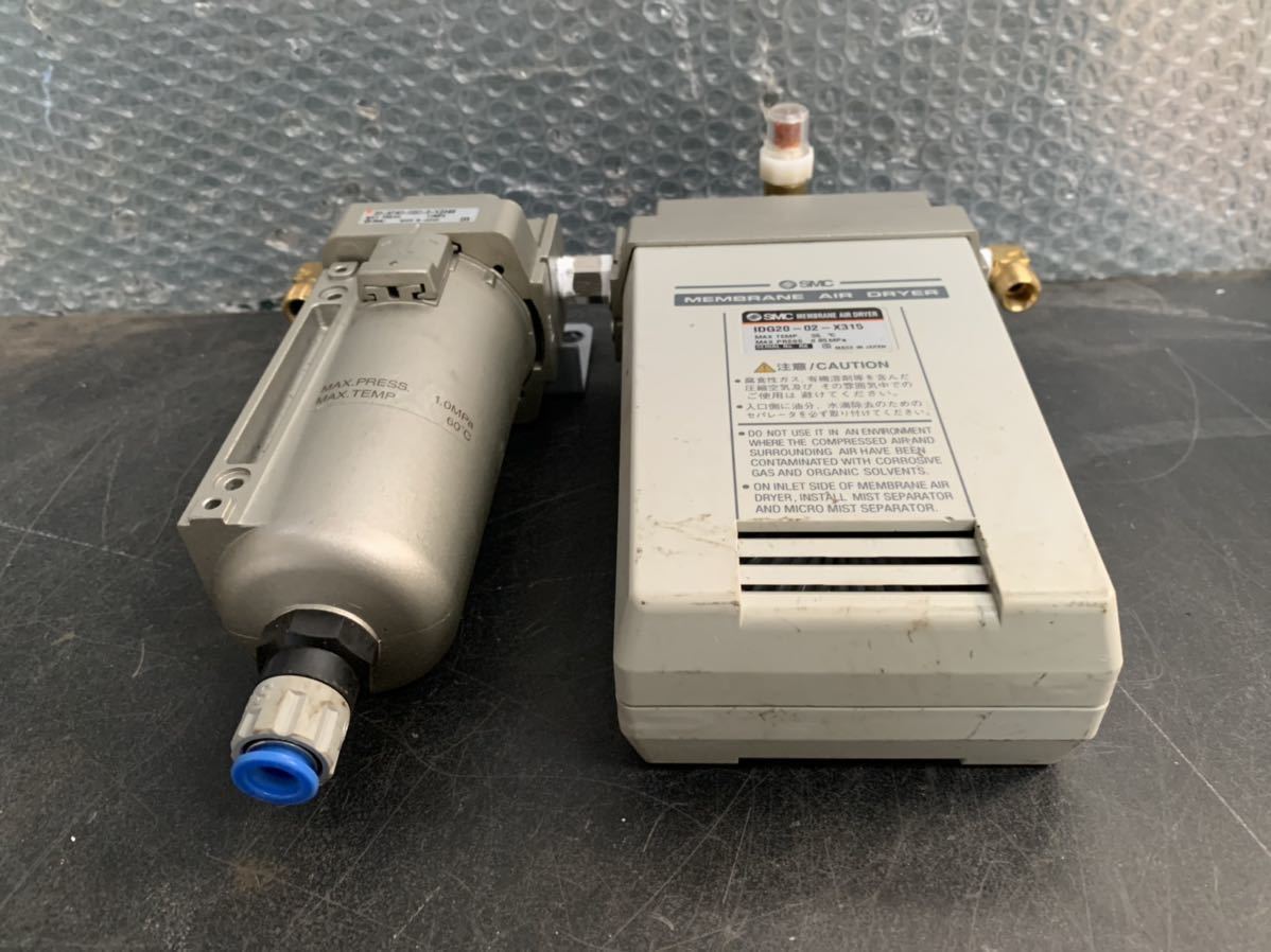 SMC MEMBRANE AIR DRYER エアードライヤー IDG20-02-X315/20-AF40-02C-2-X2249(電材、配電 ...