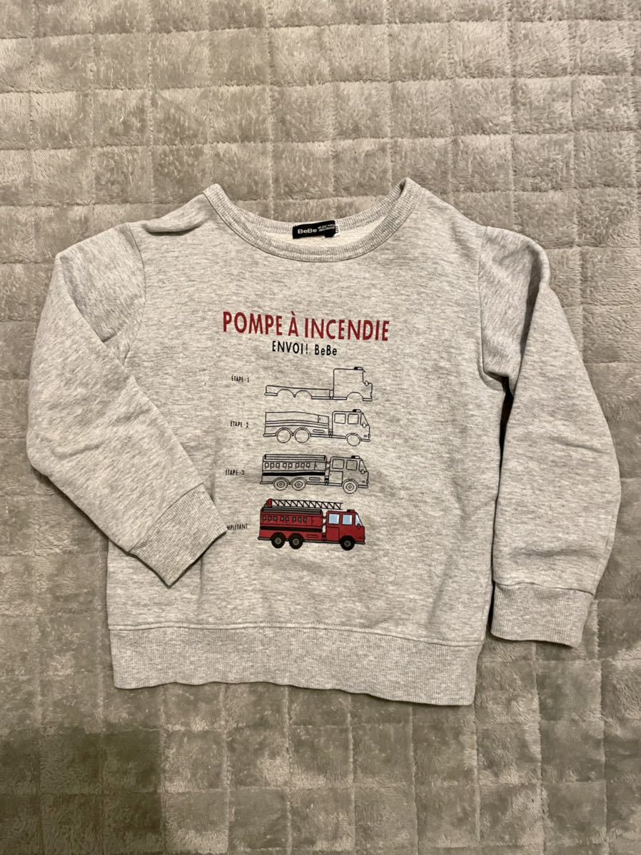 BeBe べべ キッズ スウェット サイズ120(120（115～124cm）)｜売買されたオークション情報、yahooの商品情報をアーカイブ公開 - オークファン（aucfan.com）