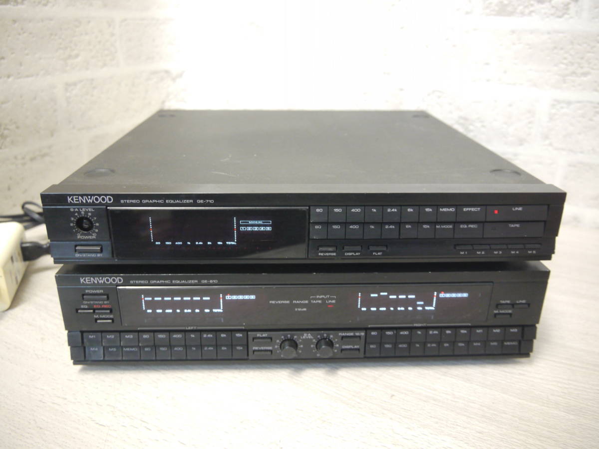h692 KENWOOD GE-710/GE-810 グラフィックイコライザー 2つ ケンウッド(イコライザー)｜売買されたオークション情報、yahooの商品情報をアーカイブ公開 ...