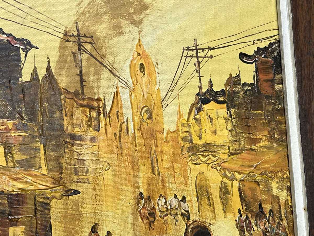 LES R.Ladenes 詳細不明 傑作 油彩画 4号 マニラ ムスク 寺院 イスラム教 検索: アッラー(自然、風景画)｜売買された ...