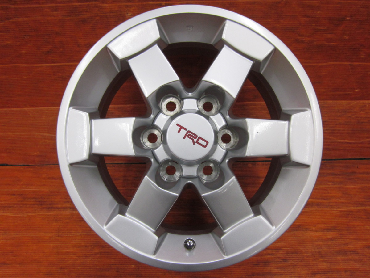 Y USトヨタ TRD スポークホイール PT904-35070 シルバー 16インチ 7.5J +15 PCD139.7 6H 品 2本 ...