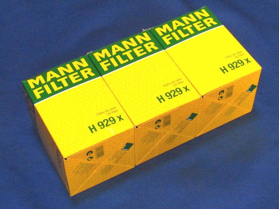 R107 500SL W114 280 W116 280SE W123 280E W126 560SEL MANN オイルフィルター 3個 ...