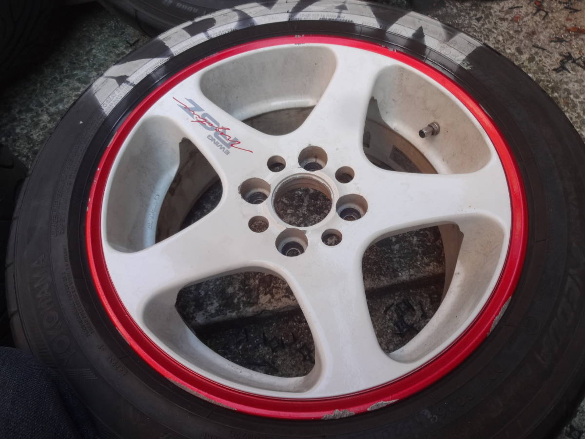 ワーク RSZ ネオバ タイヤホイールセット 4H PCD 100 7J +35 15インチ 5穴 6.5J 5.5J 205/50R15 4 ...