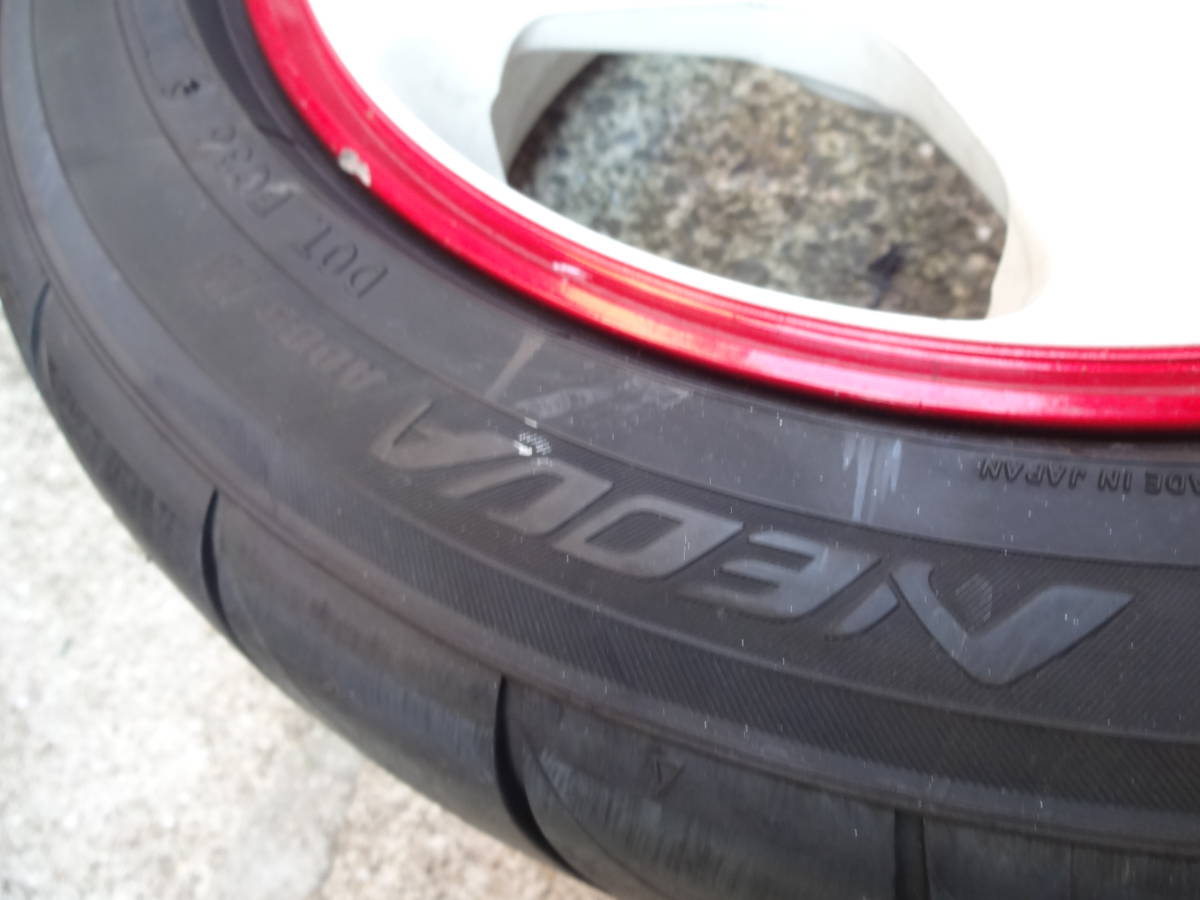 ワーク RSZ ネオバ タイヤホイールセット 4H PCD 100 7J +35 15インチ 5穴 6.5J 5.5J 205/50R15 4 ...