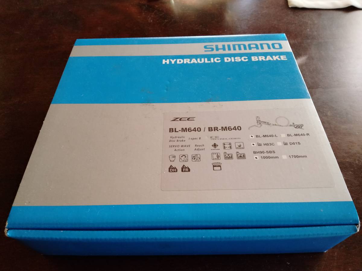 Shimano ZEEブレーキ一式 左前用 BL-M640/BR-M640(ブレーキレバー)｜売買されたオークション情報、yahooの商品情報 ...
