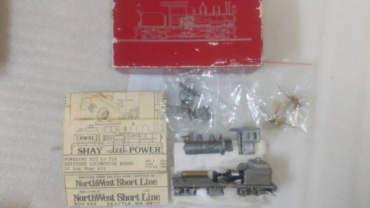 HOゲージ KEYSTONE 蒸気機関車 組立キット SHAY POWER Northwest Short Line 現状品(外国車輌)｜売買 ...