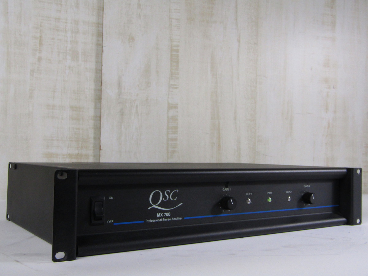 0207-N2-92 QSC MX700 パワーアンプ キューエスシー(パワーアンプ)｜売買されたオークション情報、yahooの商品情報を ...
