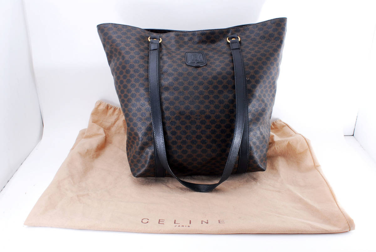 1円スタート CELINE ヴィンテージ セリーヌ マカダム ブラゾン PVC レザー ショッピングトートバッグ 22-1306(トートバッグ)｜売買されたオークション情報、yahooの商品 ...