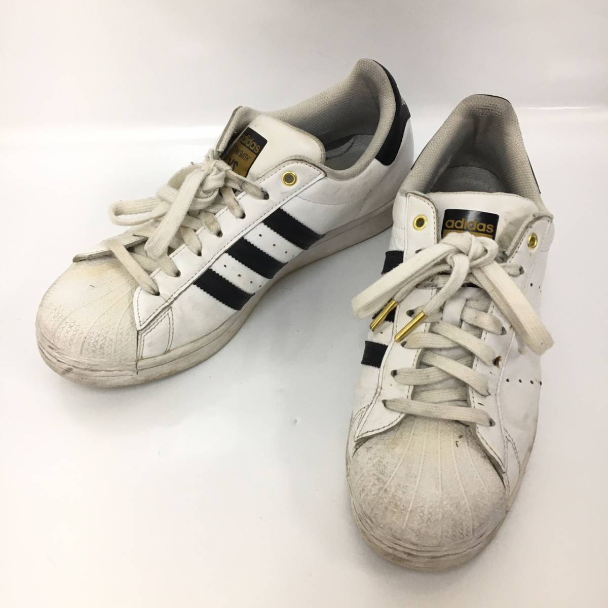 adidas スニーカー 27.5cm 白×黒 アディダス メンズ SUPERSTAN FX7577 SUPERSTAR VS STAN ...