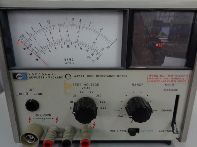 YOKOGAWA 絶縁抵抗系 HIGH RESISTANCE METER 4329A(電気計測器)｜売買されたオークション情報、yahooの ...