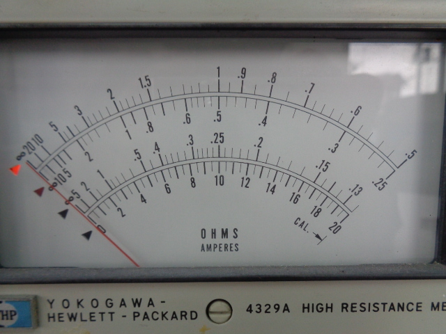 YOKOGAWA 絶縁抵抗系 HIGH RESISTANCE METER 4329A(電気計測器)｜売買されたオークション情報、yahooの ...