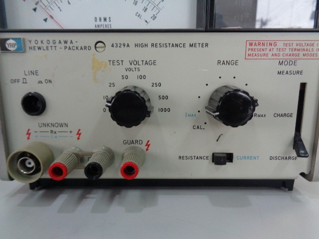 YOKOGAWA 絶縁抵抗系 HIGH RESISTANCE METER 4329A(電気計測器)｜売買されたオークション情報、yahooの ...