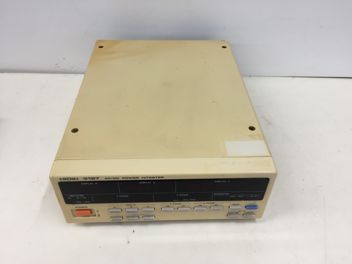 HIOKI 3187 AC/DC POWER HiTESTER パワーメーター 日置電機 Digital Multimeter デジタルマルチ ...
