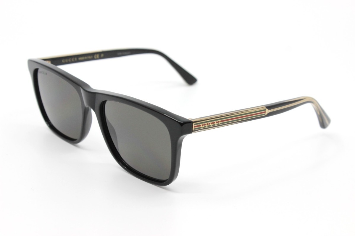 グッチ サングラス GG0381S シェリーライン スクエア ブラック ゴールド金具(グッチ)｜売買されたオークション情報、yahooの商品 ...