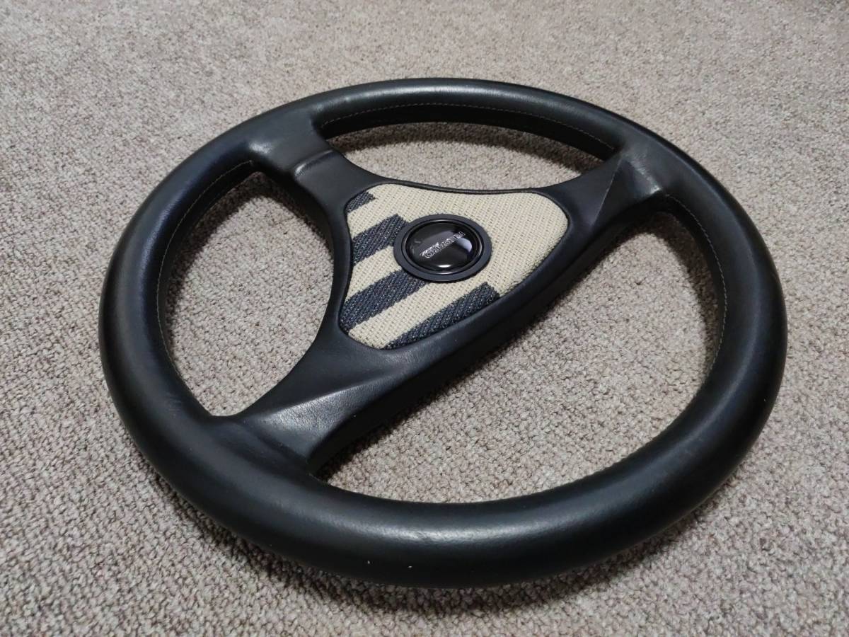 絶版 MOMO RECARO special レカロ スペシャル レザー ステアリング 36.5cm モモ(ステアリング、ハンドル本体)｜売買 ...