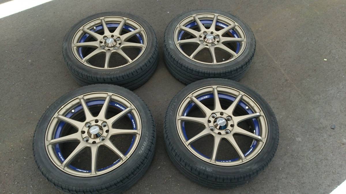 引取り限定 Weds Sport SA70 ブロンズ 15×5.5J +45 PCD100 4H センターキャップ付 ウェッズスポーツ アルミ ...