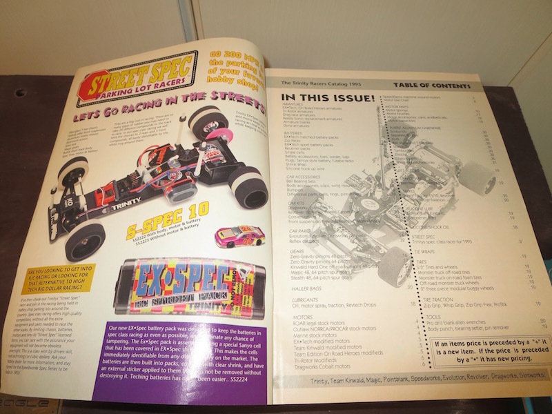 THE TRINITY RACERS CATALOG 1994-95年版 Evolution 10 Revolver 12 Parts ...