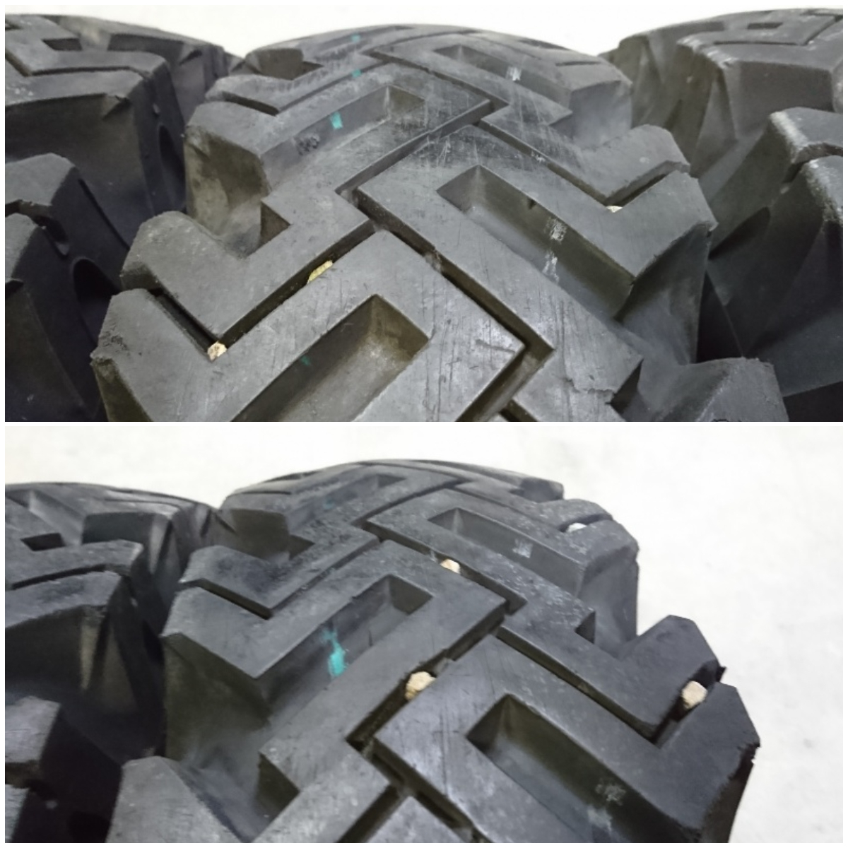 7.50-16 LT 8P.R. DEESTONE EXTRA TRACTION バリ溝 PCD139.7 チューブ入り ジムニー 泥遊び ホイール付き4本セット マッド クロカン(16インチ ...