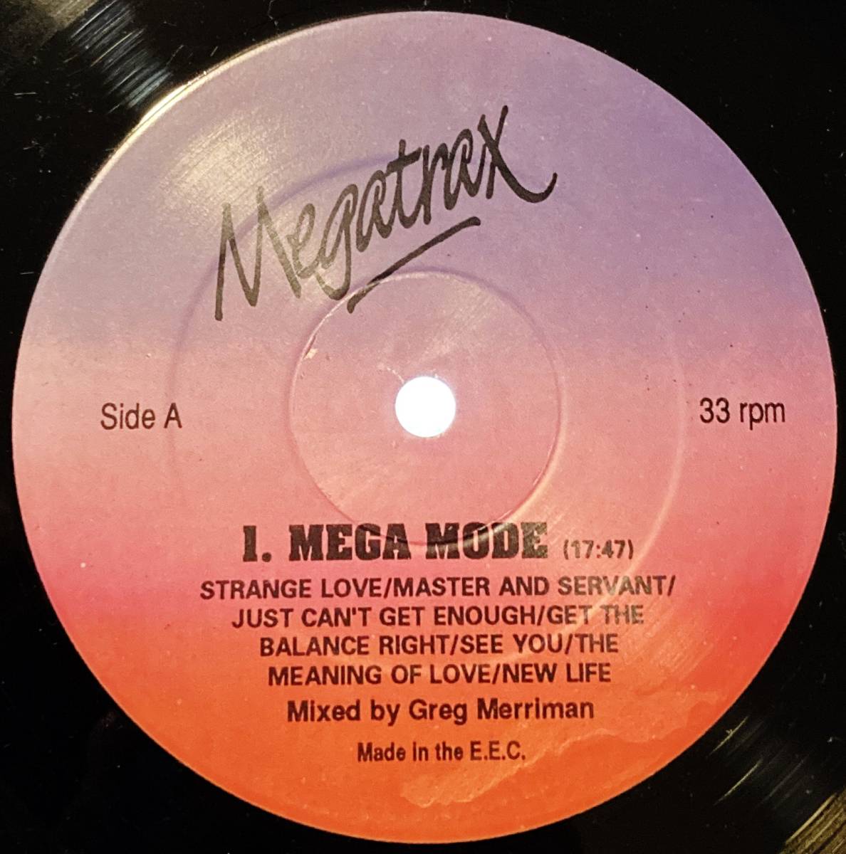 12'/MEGATRAX LAURA BRANIGAN / GLORIA 3D HOT TRACKS REMIX DEPECHE MODE ...