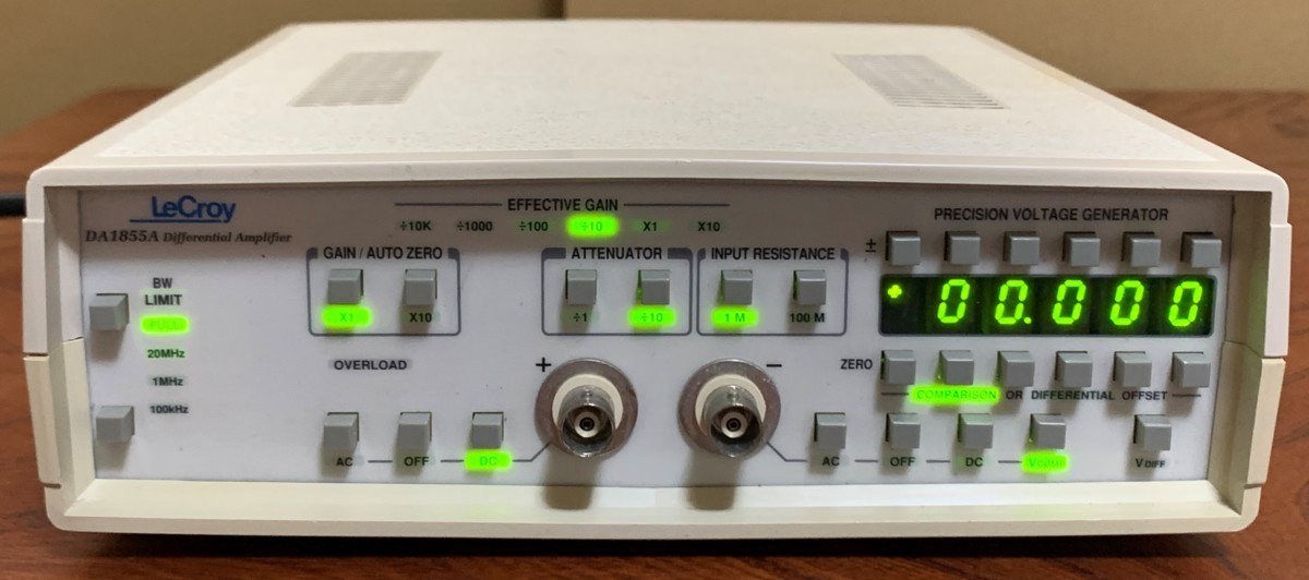 LeCroy/レクロイ DA1855A/DXC100A DSC015 Differential Amplifier 未検査品(アマチュア無線 ...