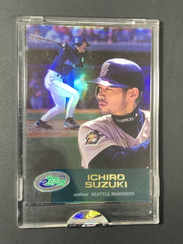 2001 e Topps Ichiro Suzuki Rookie Refractor イチロー RC ルーキー レアカードMLB Seattle Mariners メジャーリーグ トレカ ...