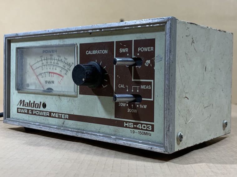 Maldol マルドル HS-403 SWR & POWER METER 1 9 150MHz 動作未確認(その他)｜売買されたオークション ...