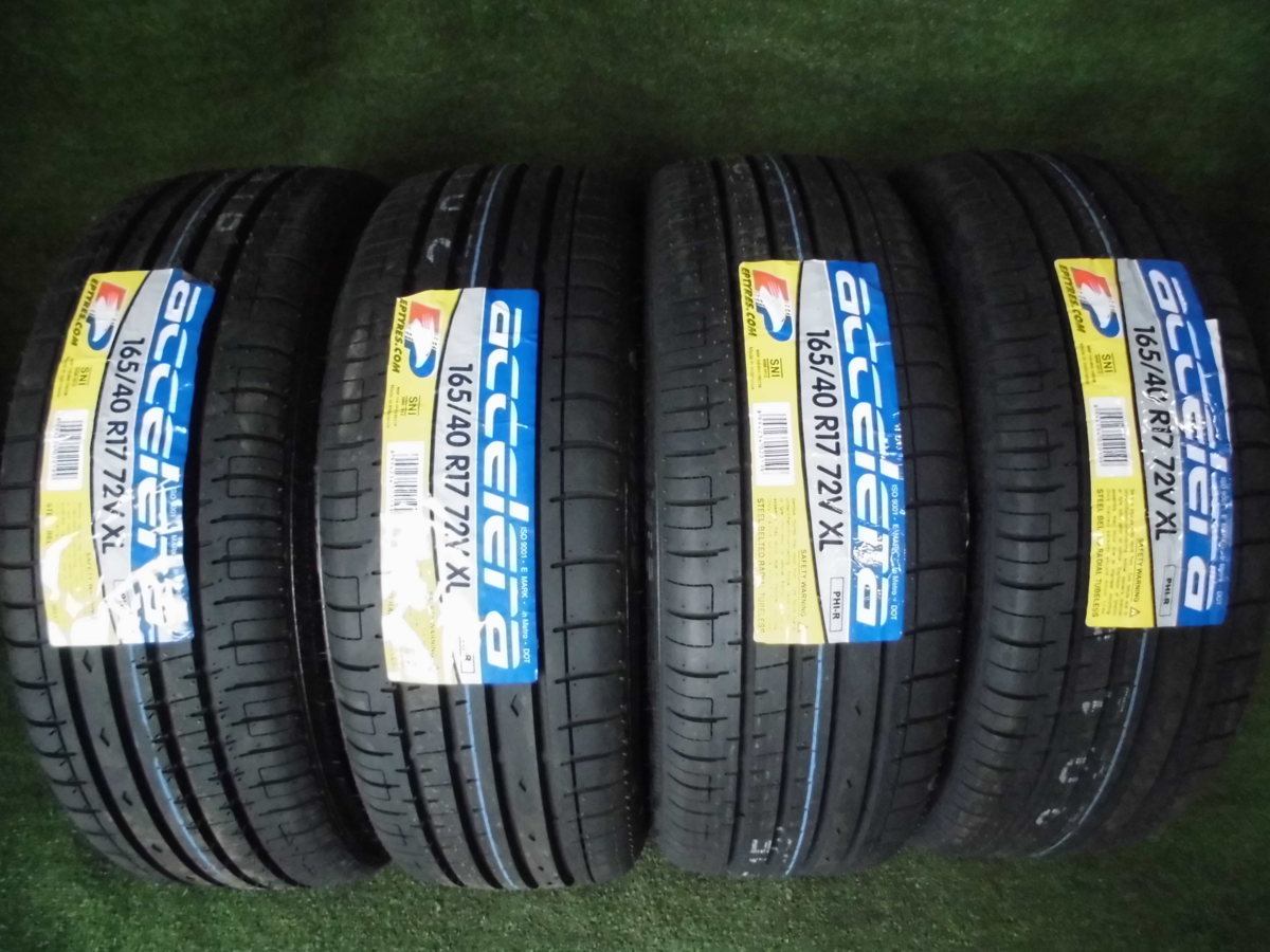 165/40R17 72V XL 4本セット アクセレラ PHI-R 品 サマータイヤ 夏タイヤ 165-40-17 accelera 沖縄県 ...