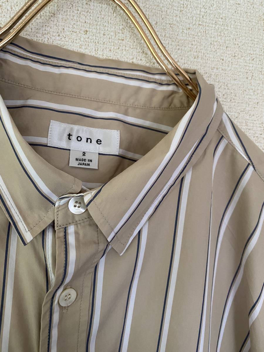 1000円スタート TONE シャツ ストライプ / URU AURALEE AUGUSTE PRESENTATION needles rajabrooke ETHOS(Mサイズ)｜売買された ...