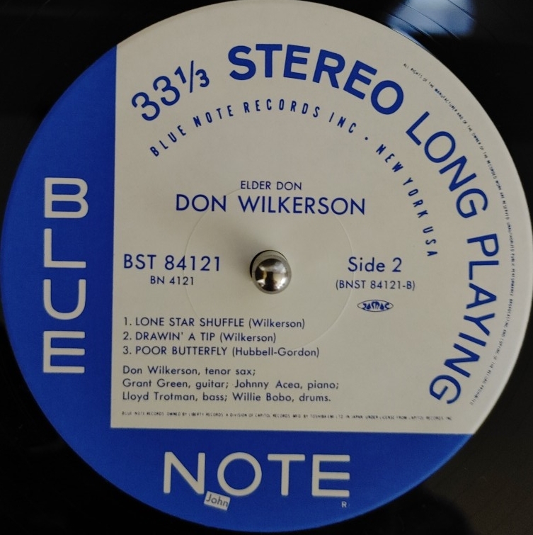 BLUE NOTE 東芝帯付き美盤LP DON WILKERSON／Elder Don Grant Green Johnny Acea ...