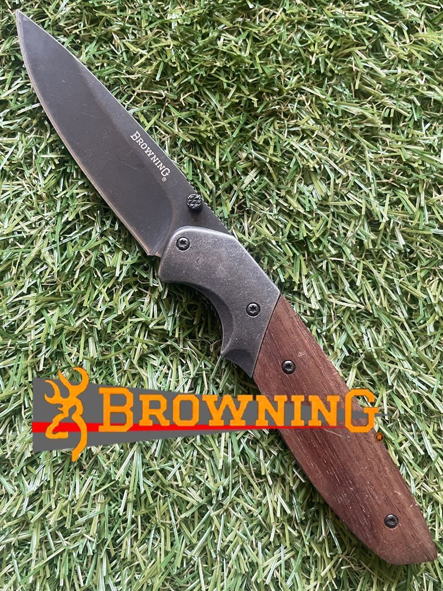 BROWNING #002 COCOBOLO HANDLE 0287c ブローニング 折りたたみナイフ(ナイフ)｜売買されたオークション情報 ...