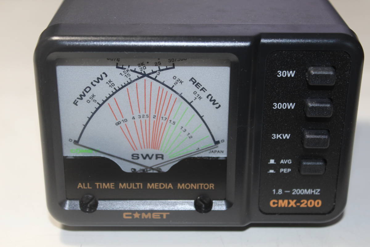 コメット CMX-200 SWR＆POWER METER 1.8 -200MHz MAX 3KW 元箱入(アクセサリ)｜売買されたオークション ...