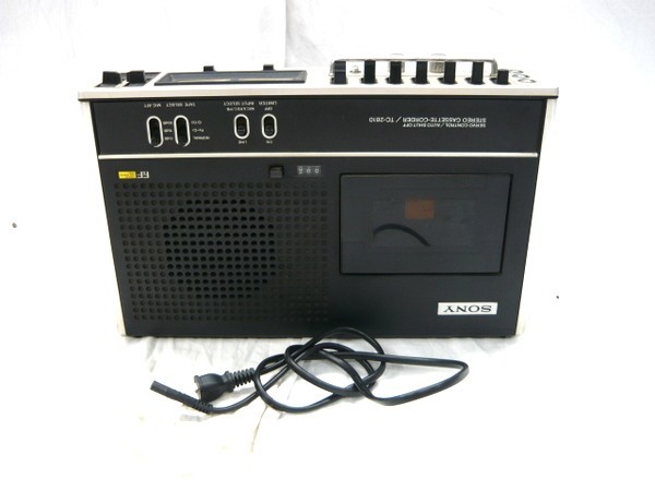 1円スタート カセットデッキ SONY ソニー TC-2810 TAPECORDER テープコーダー デンスケシリーズ オーディオ機器 ...