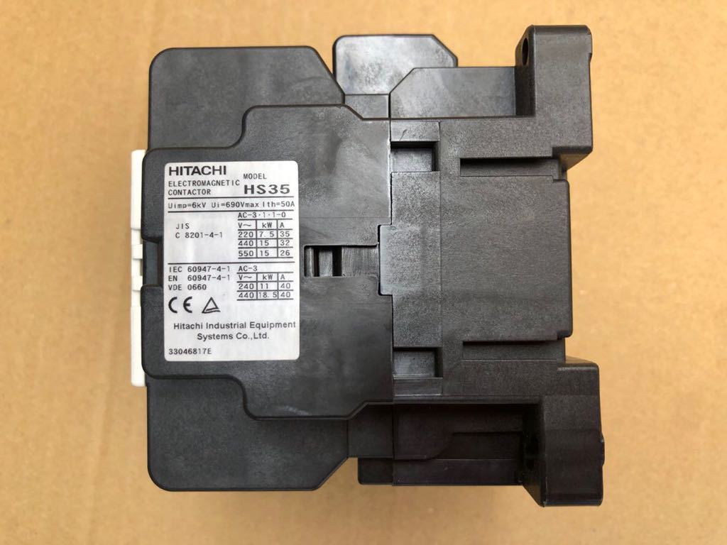 HITACHI 日立 HS35 200V 電磁開閉器 マグネットスイッチ(スイッチ、開閉器)｜売買されたオークション情報、yahooの商品情報 ...