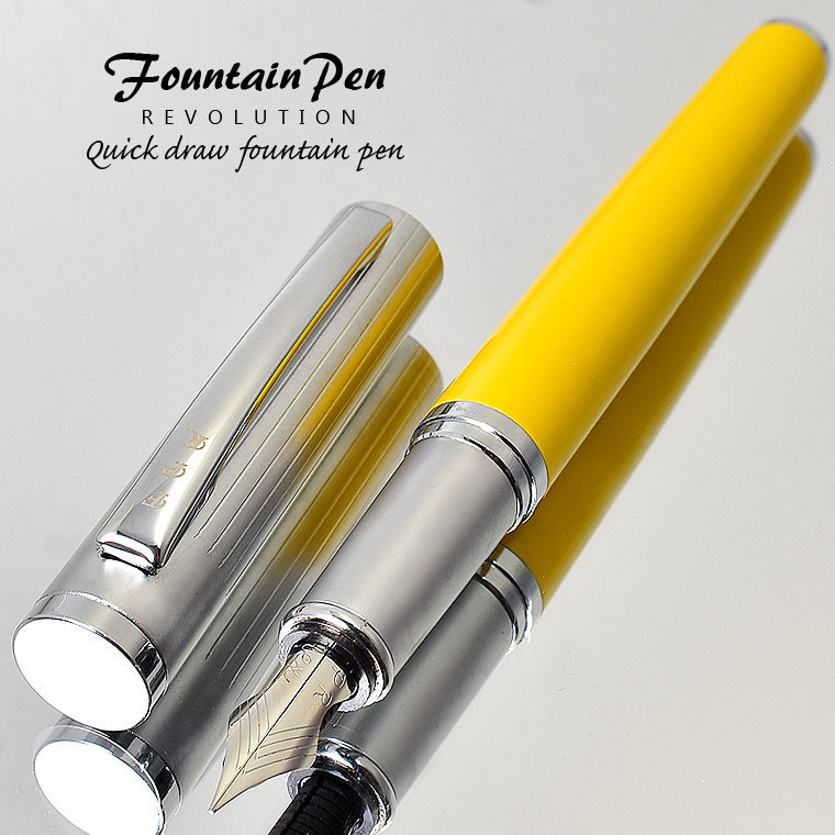 万年筆 FPR社 Quickdraw 自由自在な文字幅 スーパーフレックスニブ カリグラフィー 真鍮製 イエロー 黄色 単品発送/QDS-YWS(万年筆一般)｜売買されたオークション情報 ...