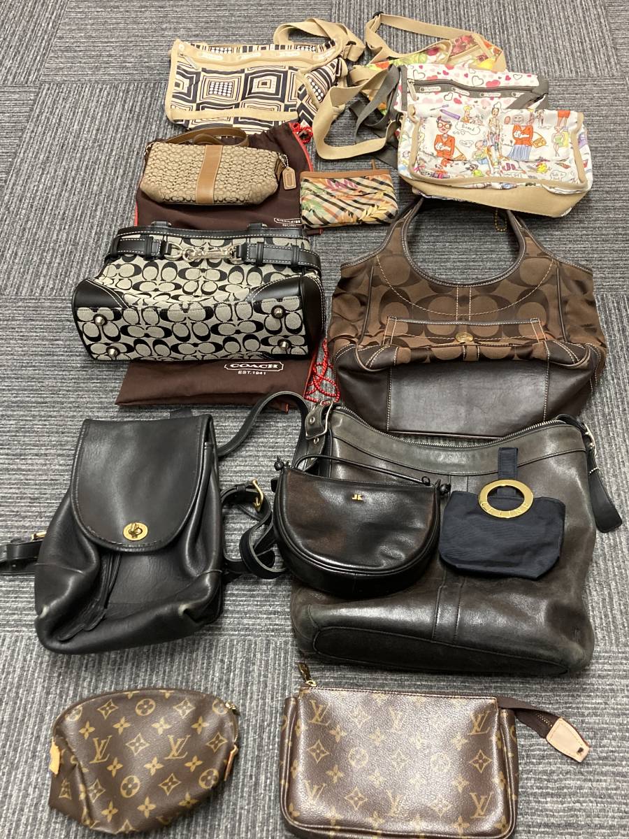 ブランドバックまとめ12個 LOUIS VUITTON CELINE COACH LESPORTSAC 他 ブランドバックまとめUSC(ルイ・ヴィトン)｜売買されたオークション情報、yahoo ...