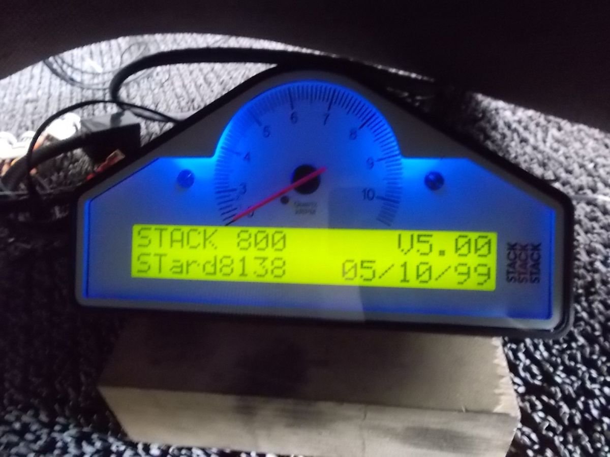 サード ST868 スタックメーター STACK ディスプレイシステム マルチメーター ホワイト ハーネス付 SARD-838-N ...