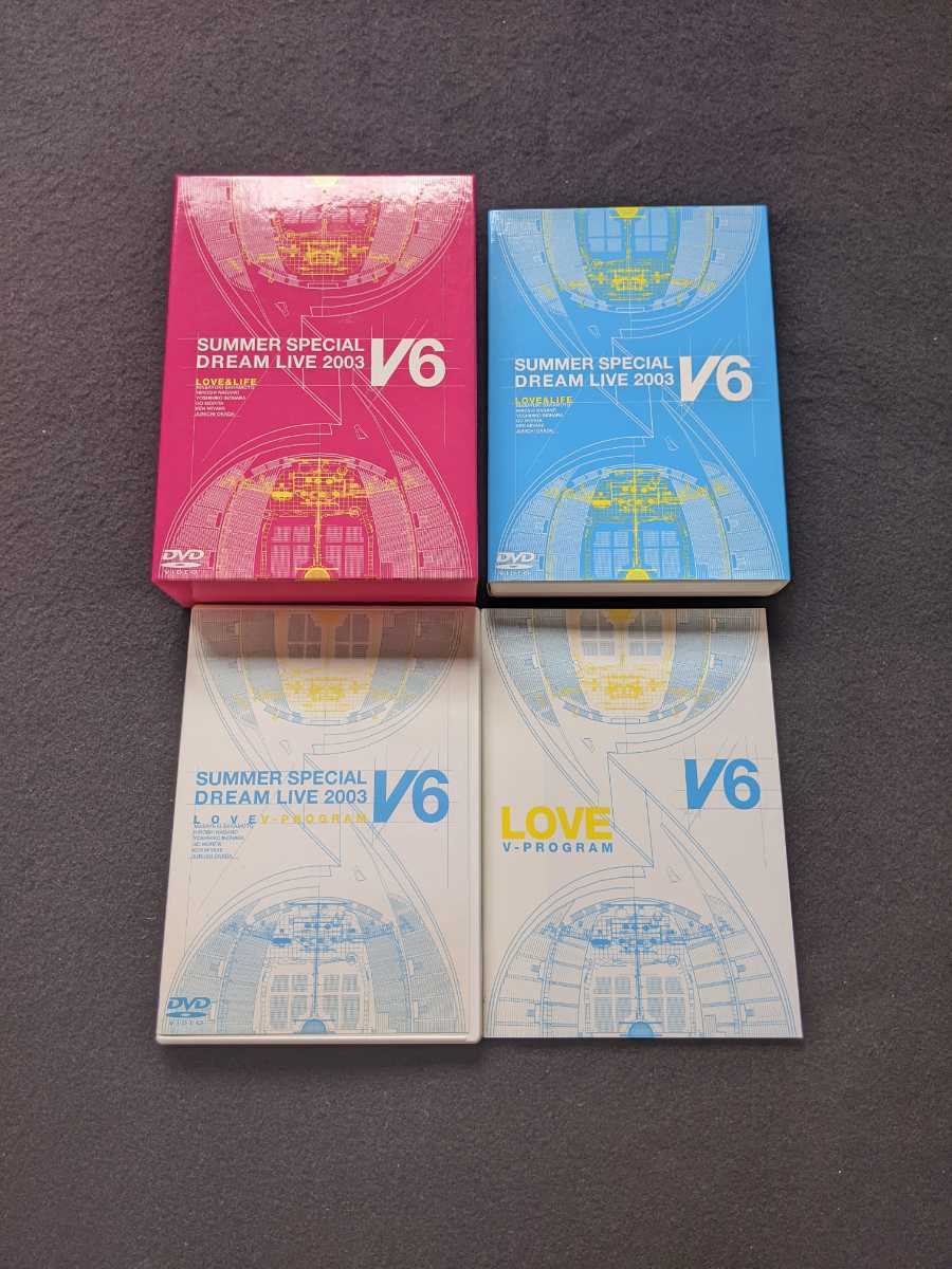 V6 SUMMER SPECIAL DREAM LIVE 2003 LOVE&LIFE DVD Vプログラム VVプログラム VVVプログラム ライブ 愛なんだ 廃盤(ジャパニーズポップス ...