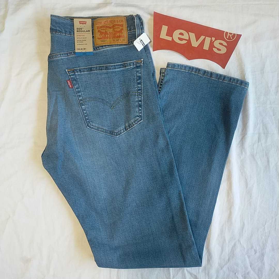 LEVI’S リーバイス505 REGULAR W32 L32 COOL クール STRETCH ストレッチ 005052064(W32 ...