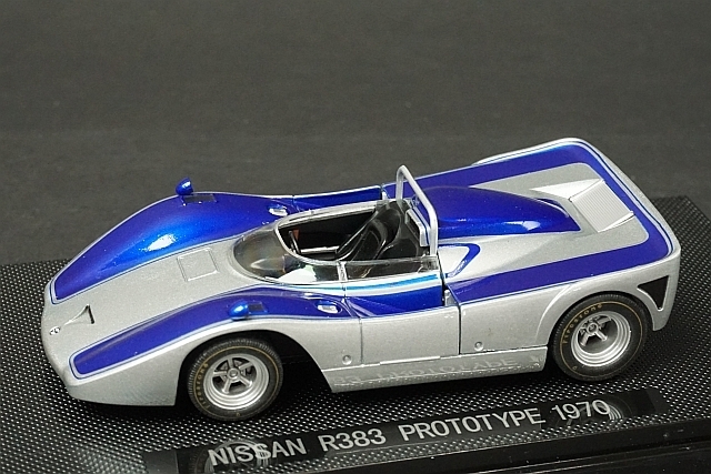 EBBRO エブロ 1/43 Nissan 日産 R383 プロトタイプ 1970 シルバー/ブルー 43717(乗用車)｜売買された ...