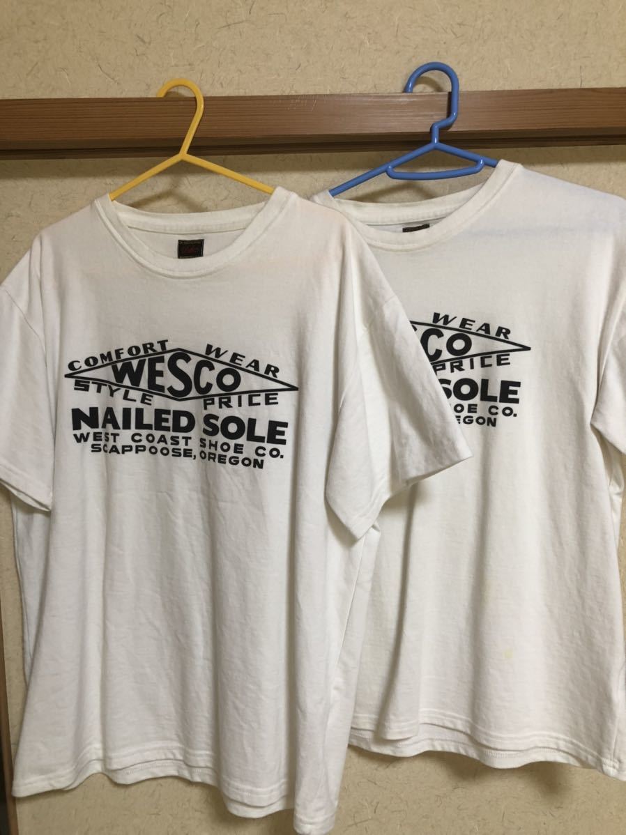 wesco tシャツ made in USA 白 2枚セット アメリカ製 ウエスコ ディーエン ブーツ(Mサイズ)｜売買されたオークション情報 ...