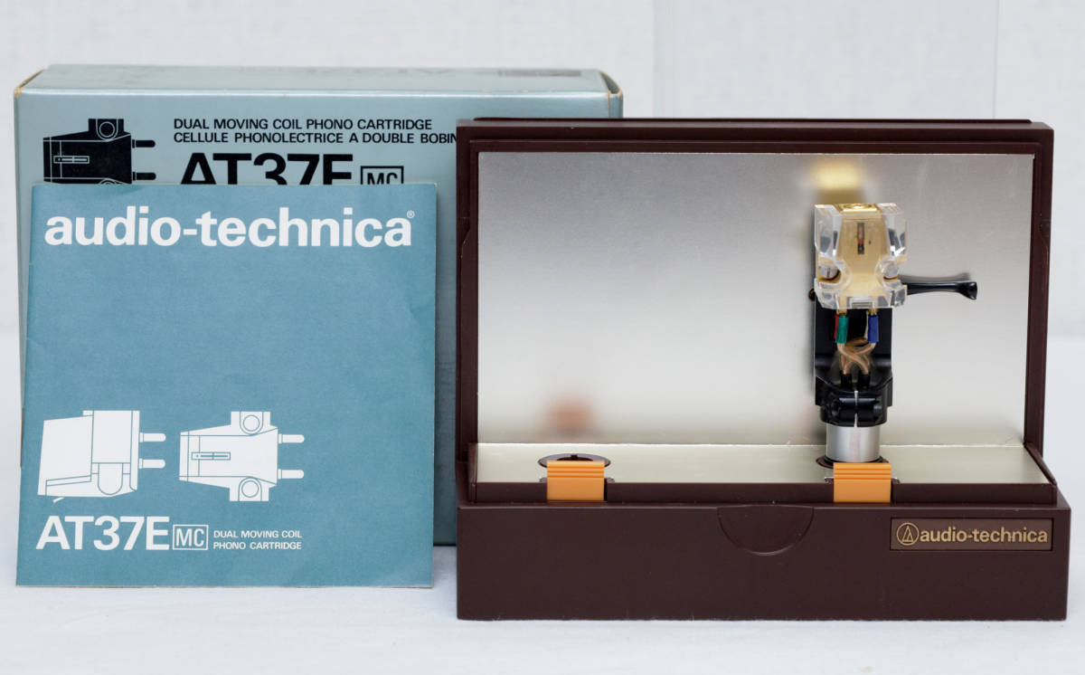 AUDIO TECHNICA AT-37E + AT-LS13シェル 元箱入り 音出し確認済み MCカートリッジ オーディオテクニカ(MC ...